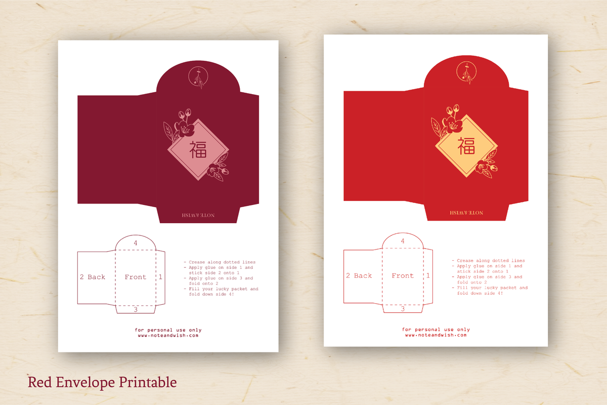 Happy Lunar New Year– Note And Wish